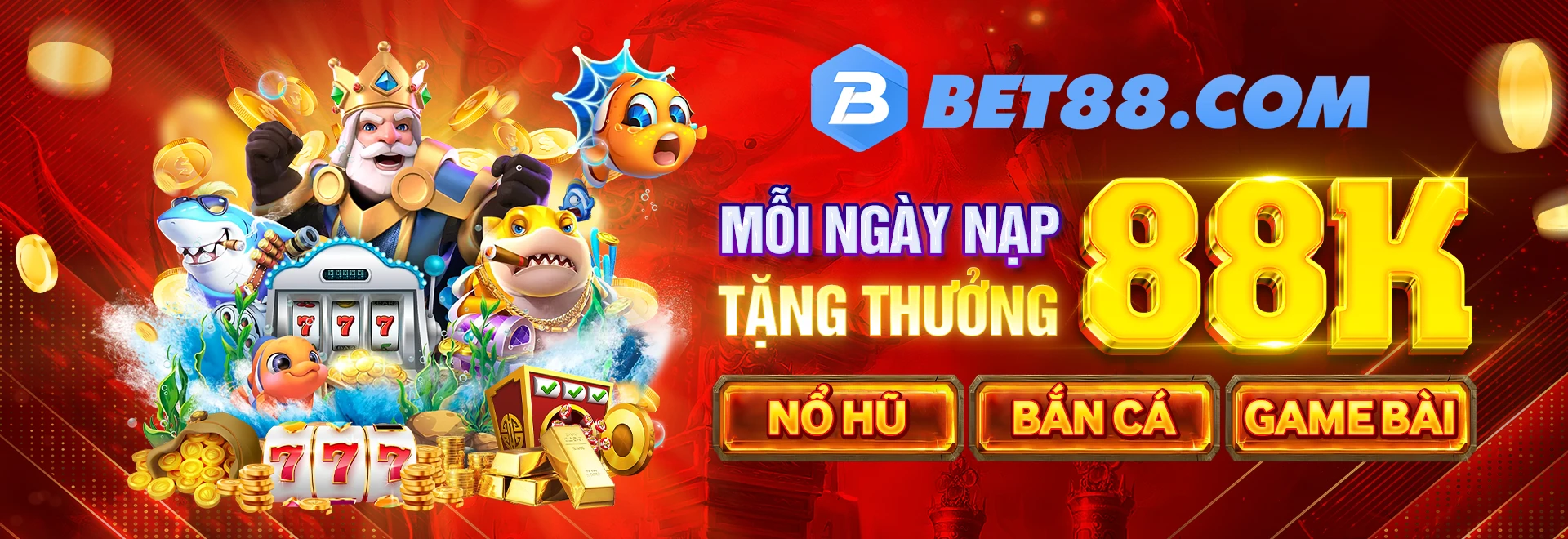 Bet88 Nhà Cái Uy Tín Châu Á,Thể Thao-Casino-Nỗ Hũ-Bắn Cá-Game Bài-Xổ Số..
